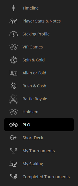 PLO - How can I search a session?